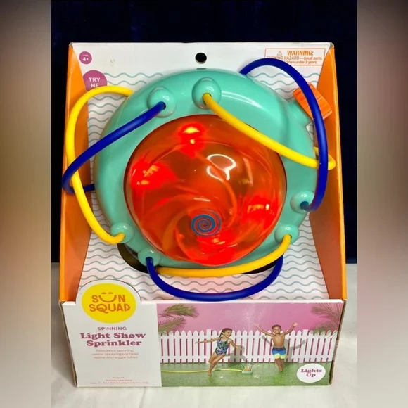 Sun Squad | Toys | Sun Squad Spinning Light Show Sprinkler | Poshmark